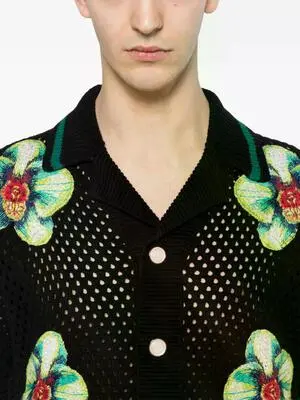 Casablanca Floral-embroidered Shirt