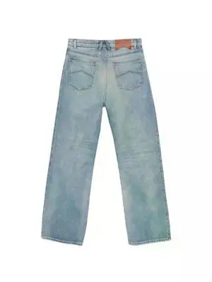 Rhude Washed-effect Straight Jeans