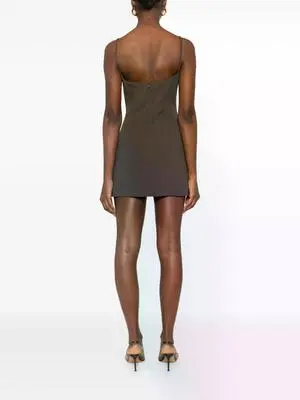 Magda Butrym Floral Appliqué Mini Dress