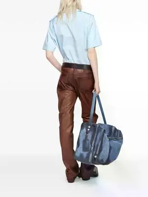 Acne Studios Cotton Poplin Button-up Shirt With Patch Pockets