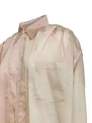 BLANCA VITA Buttoned Chest-pocket Shirt
