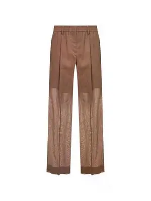 Brunello Cucinelli Pleated Wide Leg Trousers