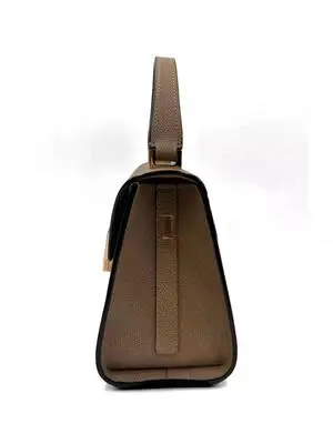 VALEXTRA Mini Iside Top-handle Tote Bag - Brown