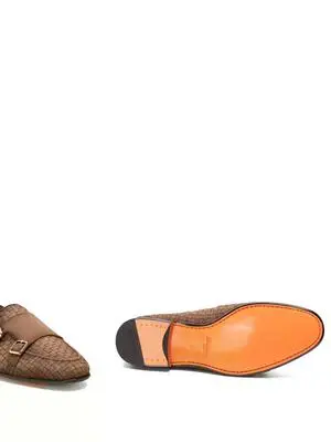 Santoni Double-buckle Loafers