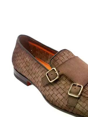 Santoni Double-buckle Loafers