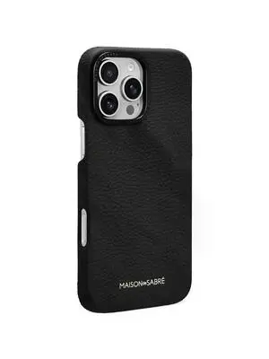 MAISON DE SABRE Iphone 16 Pro Caviar Leather Case
