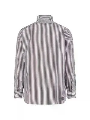 TOM FORD Striped Shirt - Brown