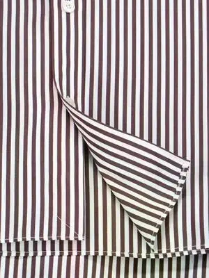 TOM FORD Striped Shirt - Brown