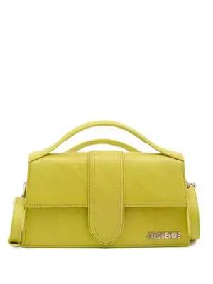 Jacquemus Bambino Top Handle Leather Tote Bag - Green
