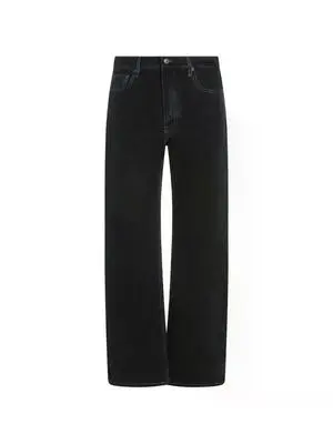 Off-White Logo Patch Denim Trousers