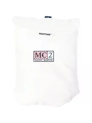 MC2 SAINT BARTH Logo-patch Swim Shorts - White