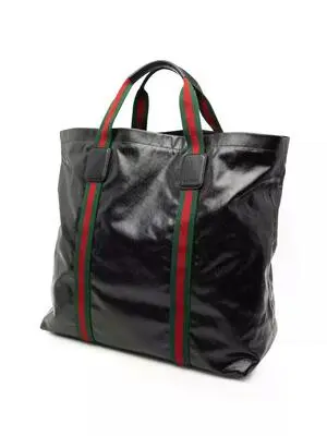 Gucci Gg Imprime Web Tote Bag