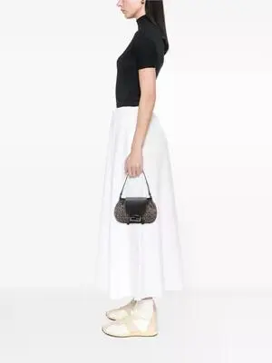 Fendi Zucchino Canvas Drawstring Shoulder Bag