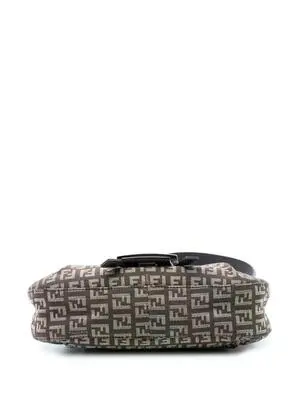 Fendi Zucchino Canvas Drawstring Shoulder Bag