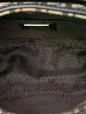 Fendi Zucchino Canvas Drawstring Shoulder Bag