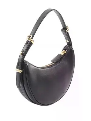 Prada 2013-2025 Small Soft Calf Arque Shoulder Bag - Black