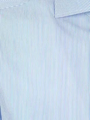 BARBA NAPOLI Cotton Striped Shirt - Blue