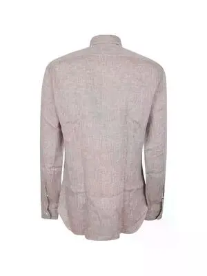 BARBA NAPOLI Linen Shirt - Neutrals