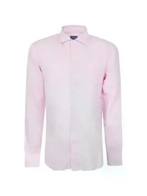 BARBA NAPOLI Linen Shirt - Pink