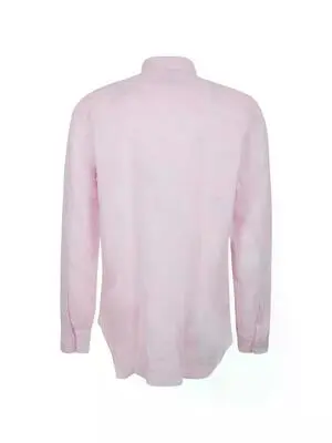 BARBA NAPOLI Linen Shirt - Pink