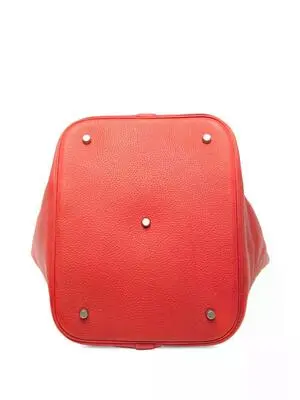 Hermès 2009 Clemence Picotin Lock 33 Handbag - Red