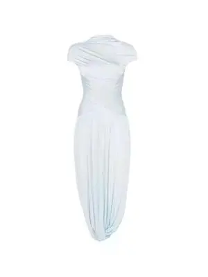 SELF-PORTRAIT Pleated Midi Dress