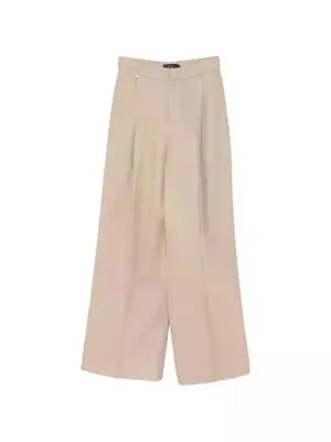 FAY Pleated Wide-leg Trousers