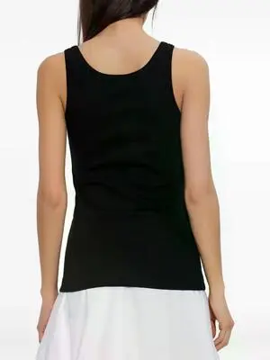 BY MALENE BIRGER Logo-embroidered Tank Top - Black