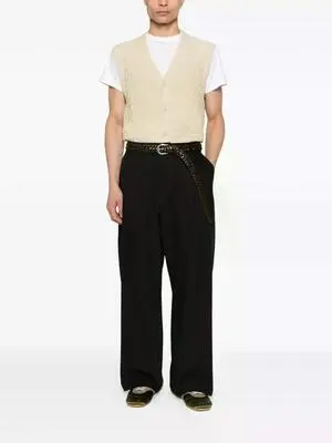 Studio Nicholson Pleated Trousers - Black