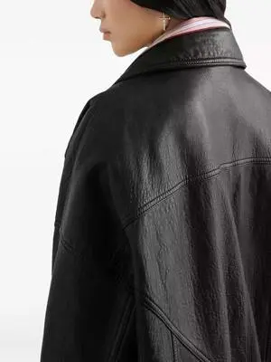 Dolce & Gabbana Zip-fastening Leather Jacket
