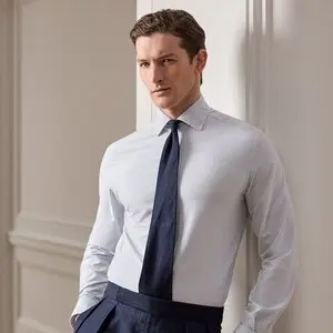 Ralph Lauren Knit Shirt Blue/white