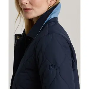 Ralph Lauren Denim Trim Quilted Barn Jacket