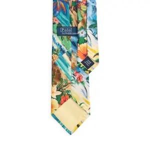 Ralph Lauren Patchwork-print Silk Tie