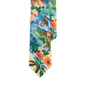 Ralph Lauren Patchwork-print Silk Tie