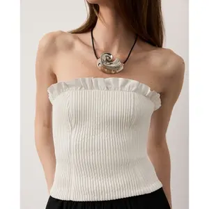Ralph Lauren Fisher Lambskin Bustier