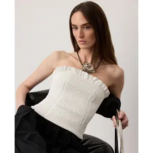 Ralph Lauren Fisher Lambskin Bustier
