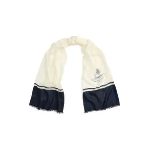 Ralph Lauren Two-tone Crest Wool-silk Scarf