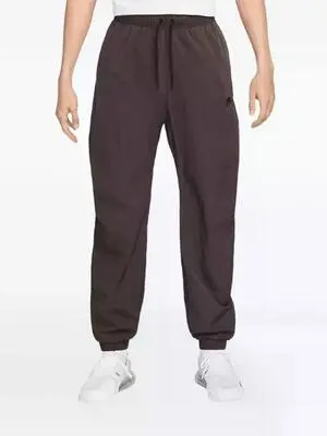 Nike Logo-embroidered Track Pants - Brown