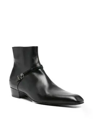 Saint Laurent Augustin Ankle Boots - Black