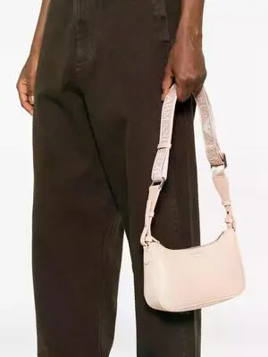 Emporio Armani Logo-strap Shoulder Bag - Pink