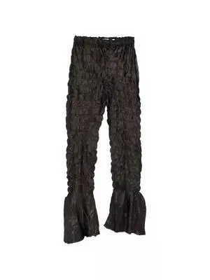 GONGDID DESIGN Ruffled Hem Trousers