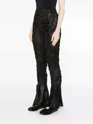 GONGDID DESIGN Ruffled Hem Trousers