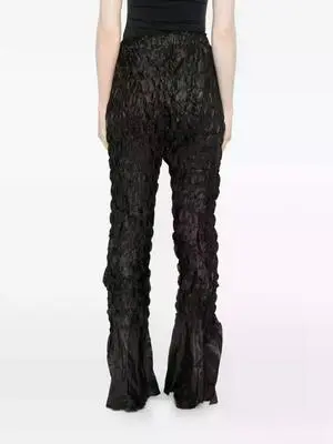 GONGDID DESIGN Ruffled Hem Trousers