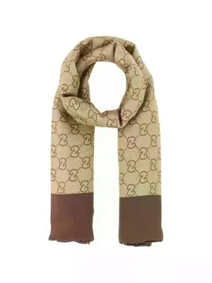 Gucci Printed Silk Twill Carr - Neutrals
