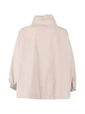 MOORER Funnel-neck Jacket - Neutrals