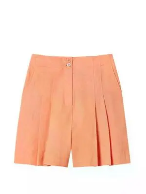 TWINSET Pleated Button Shorts