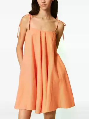 TWINSET Tie Straps Dress - Orange