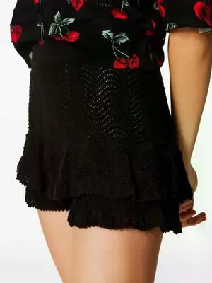 TWINSET Knitted Ruffled Shorts