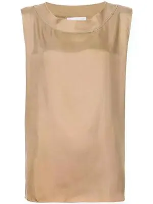 Fabiana Filippi Sleeveless Blouse - Brown