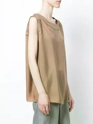Fabiana Filippi Sleeveless Blouse - Brown